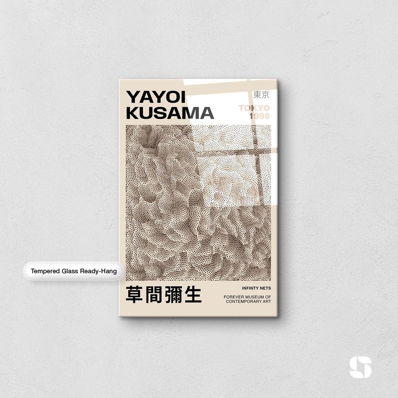 Yayoi Kusama Print, Yayoi Kusama Poster, Japanese Art Canvas, Museum ...