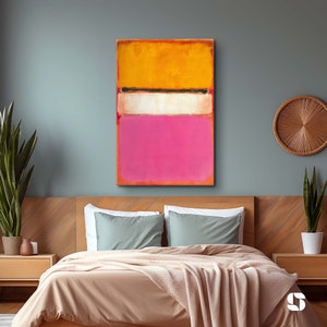 Mark Rothko White Center Canvas, Mark Rothko Print, Exhibition Poster ...