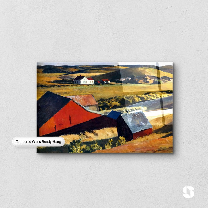 Edward Hopper Prints, Cobbs Barns and Distant Houses by Edward Hopper ...