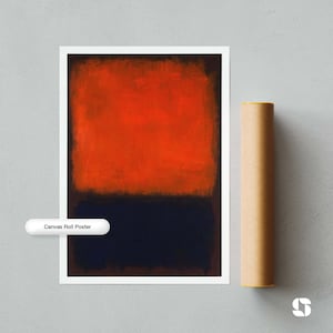 Mark Rothko No 14 Canvas, Mark Rothko Print, Museum Exhibition Poster ...