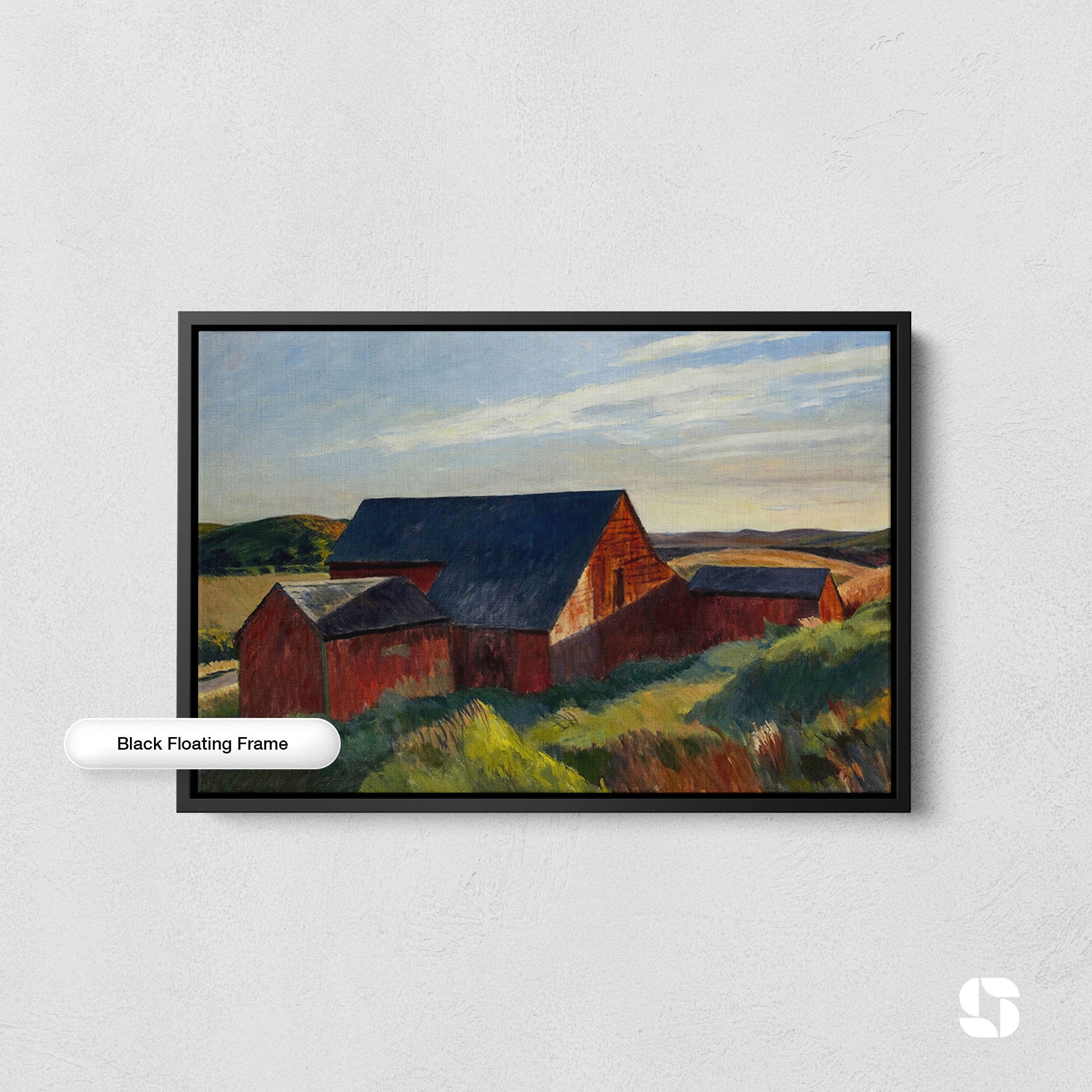 Edward Hopper Prints, Cobb's Barns South Truro by Edward Hopper ...