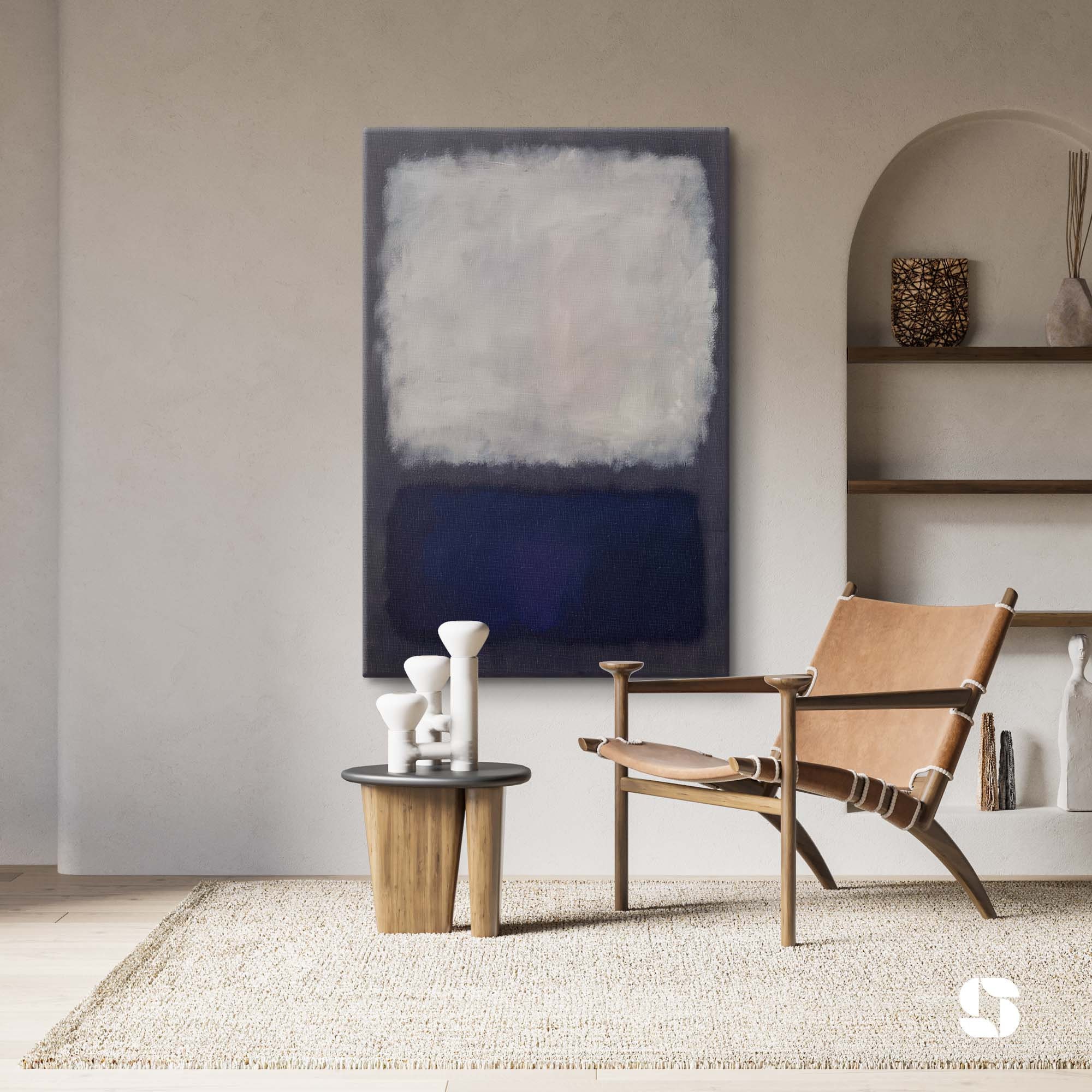 Mark Rothko Blue and Gray Canvas, Mark Rothko Print, Exhibition Poster ...