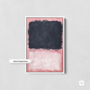 Mark Rothko Pink and Black Canvas, Mark Rothko Print, Modern Art ...