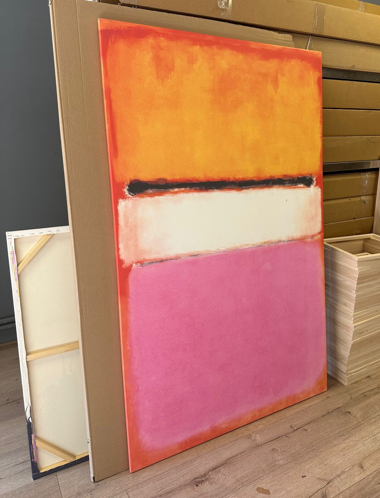 Mark Rothko White Center Canvas, Mark Rothko Print, Exhibition Poster ...