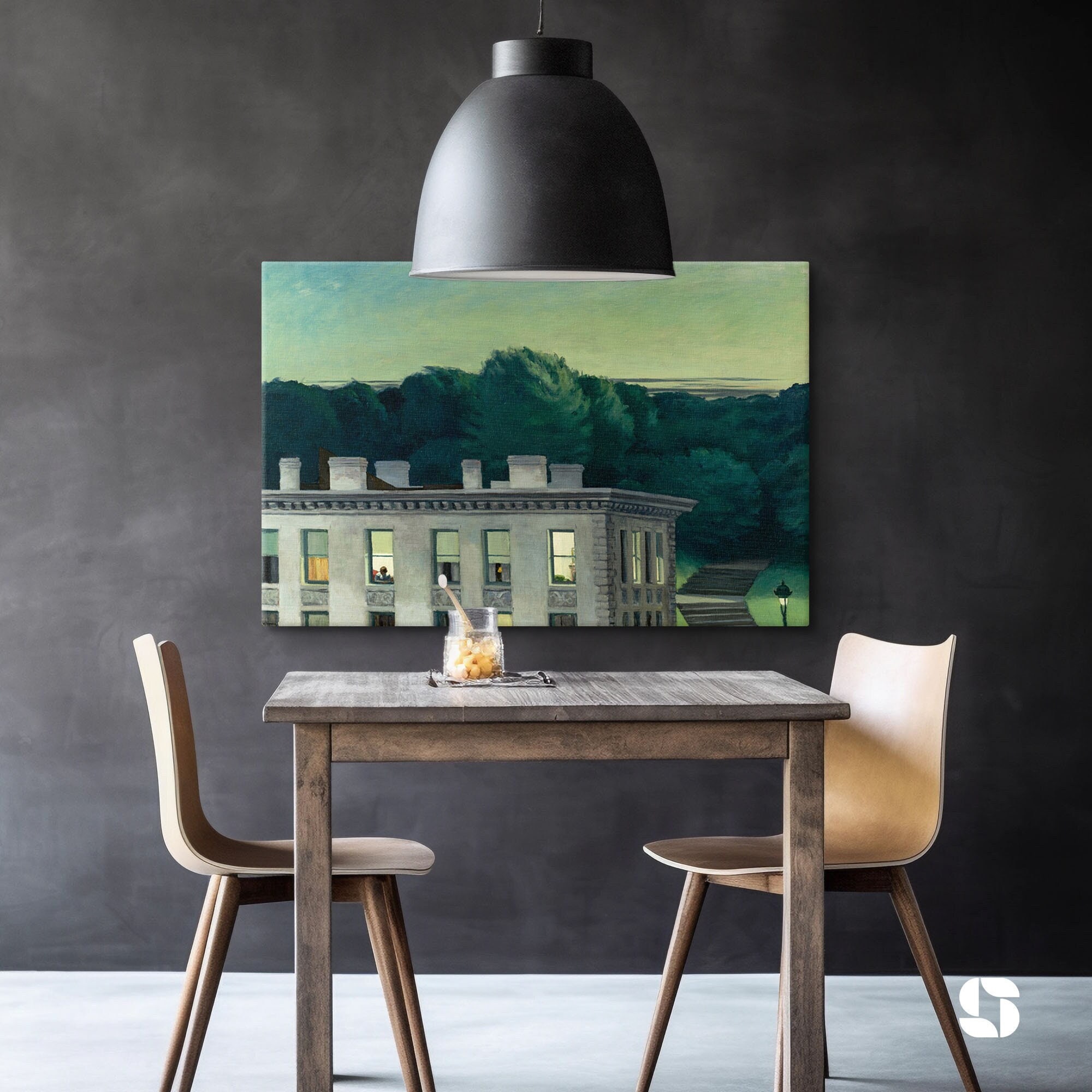 Edward Hopper Prints, House at Dusk by Edward Hopper Painting, Edward ...