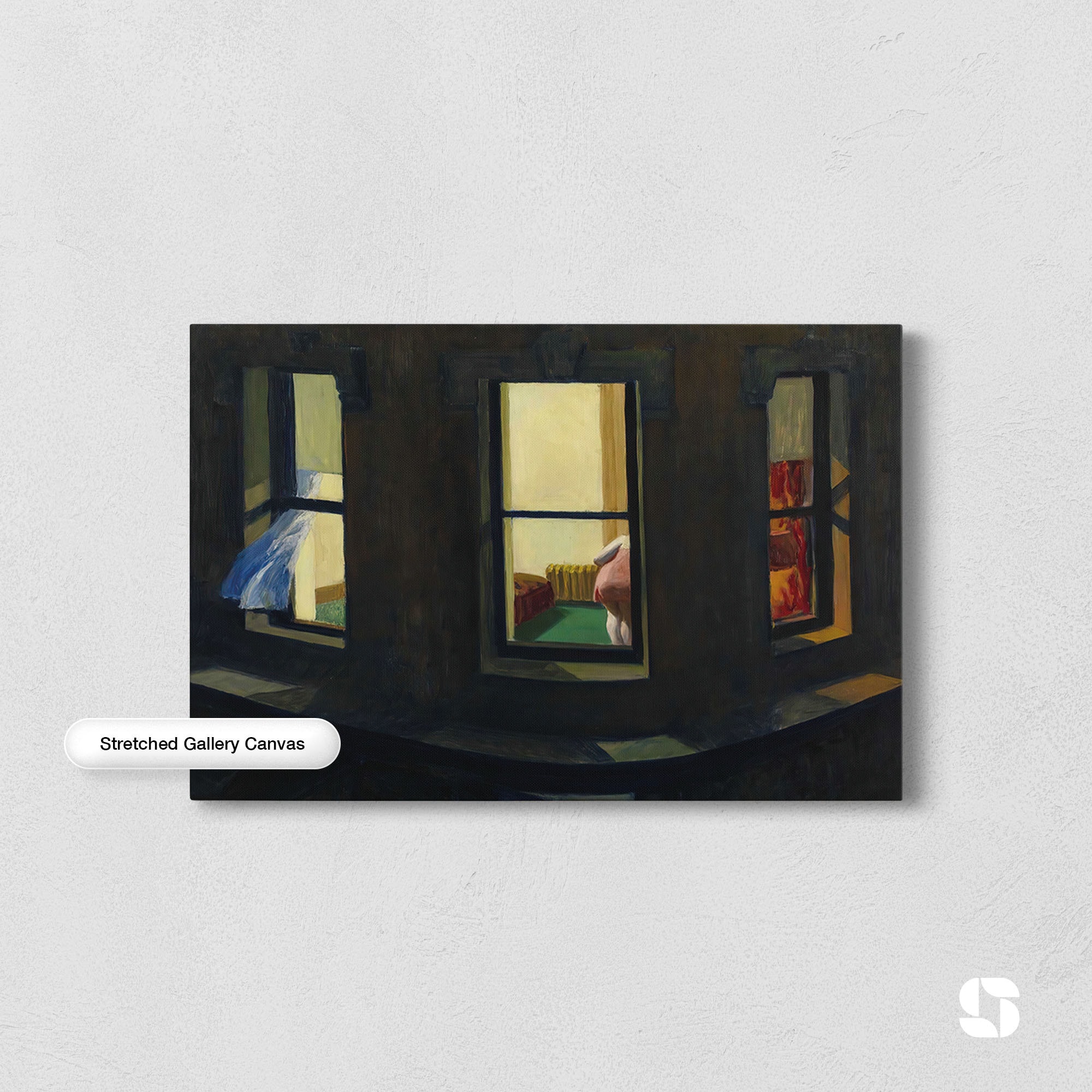 Edward Hopper Prints, Night Windows by Edward Hopper Painting, Edward ...