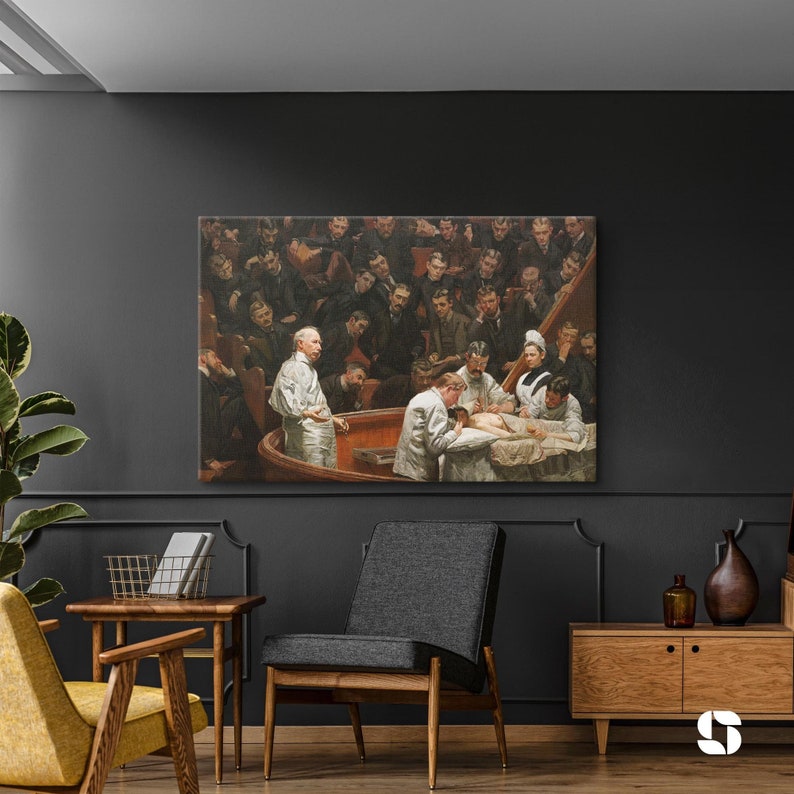 Thomas Eakins Print, the Agnew Clinic by Thomas Eakins Painting, Eakins ...