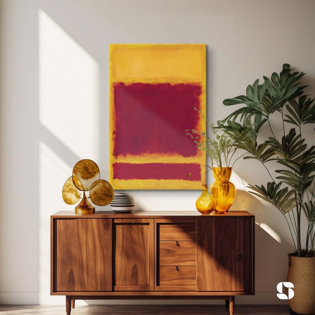 Mark Rothko Composition Canvas, Mark Rothko Print, Exhibition Poster ...