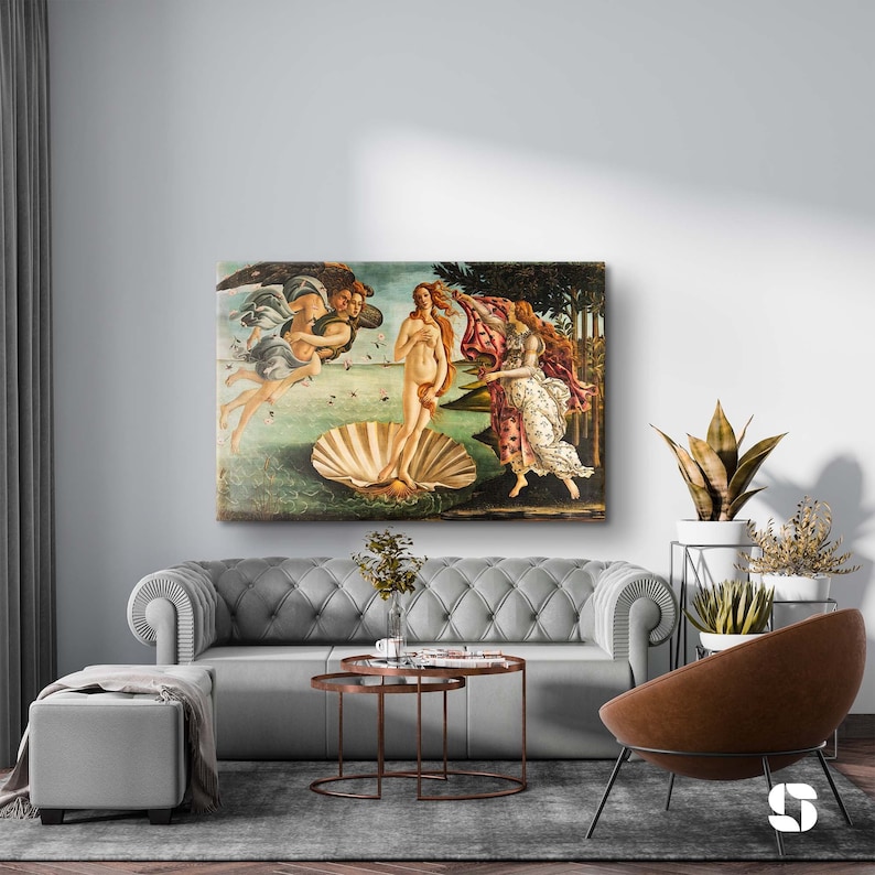 Birth of Venus by Sandro Botticelli Canvas, Vintage Aphrodite Goddess ...