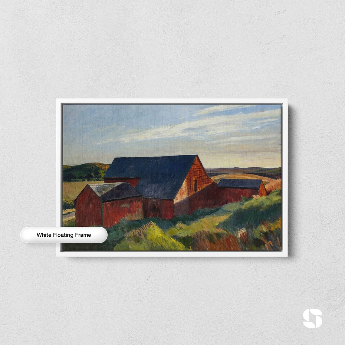 Edward Hopper Prints, Cobb's Barns South Truro by Edward Hopper ...