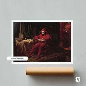 The Sad Jester by Jan Matejko Canvas, Sad Clown Poster, Stanczyk by Jan ...