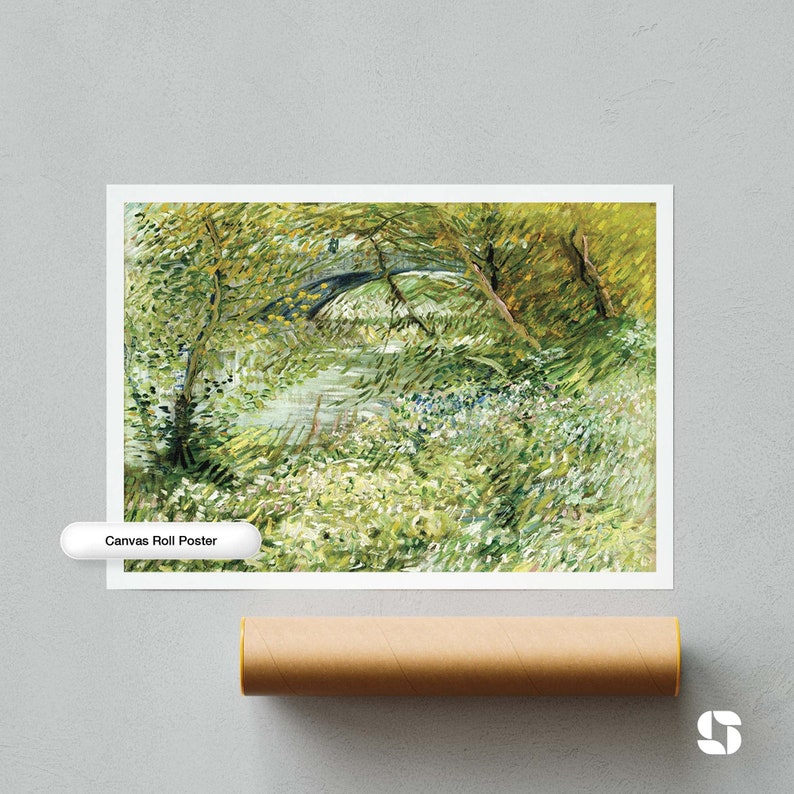 River Bank in Springtime by Vincent Van Gogh, Van Gogh Print, Van Gogh ...