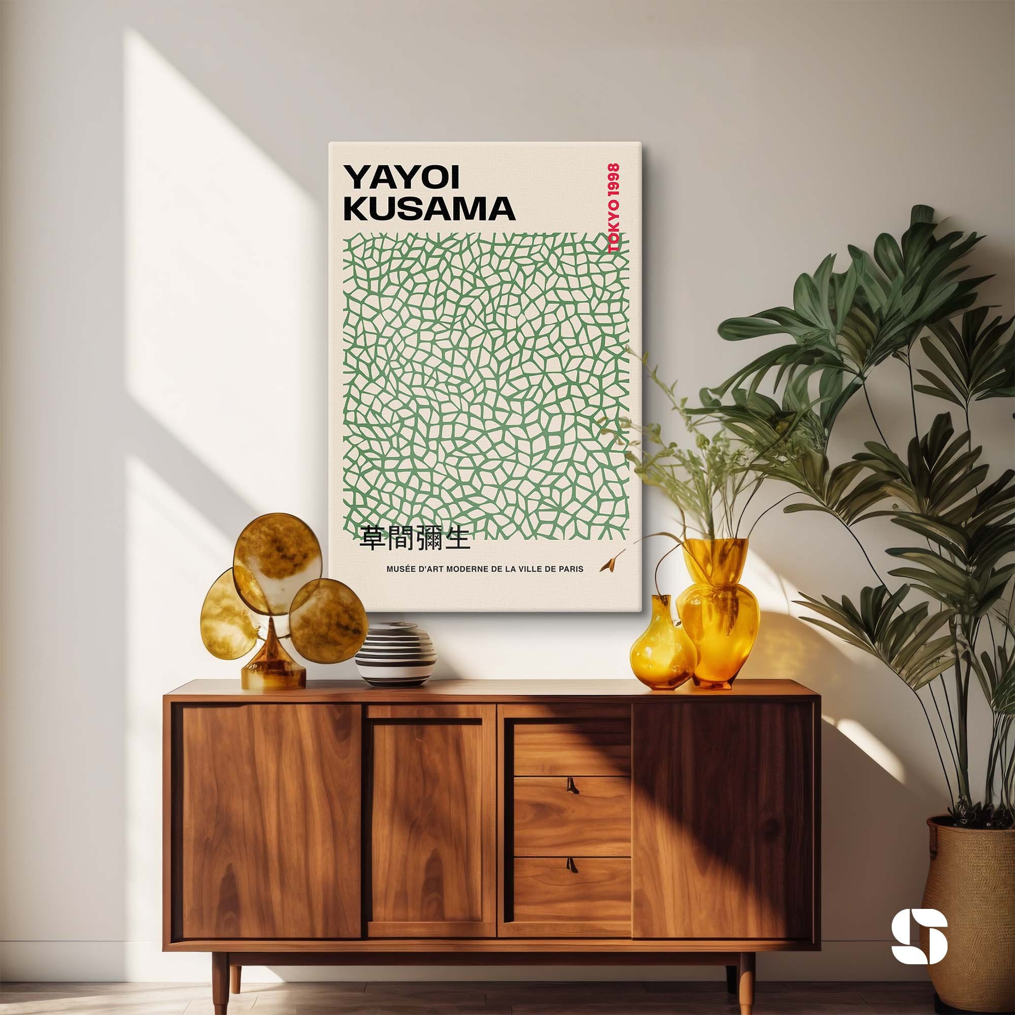 Yayoi Kusama Poster, Yayoi Kusama Print, Abstract Art Canvas, Museum ...