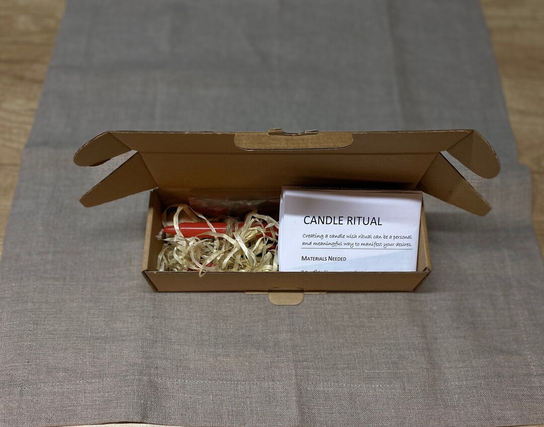 Small Candle Ritual Box - Etsy