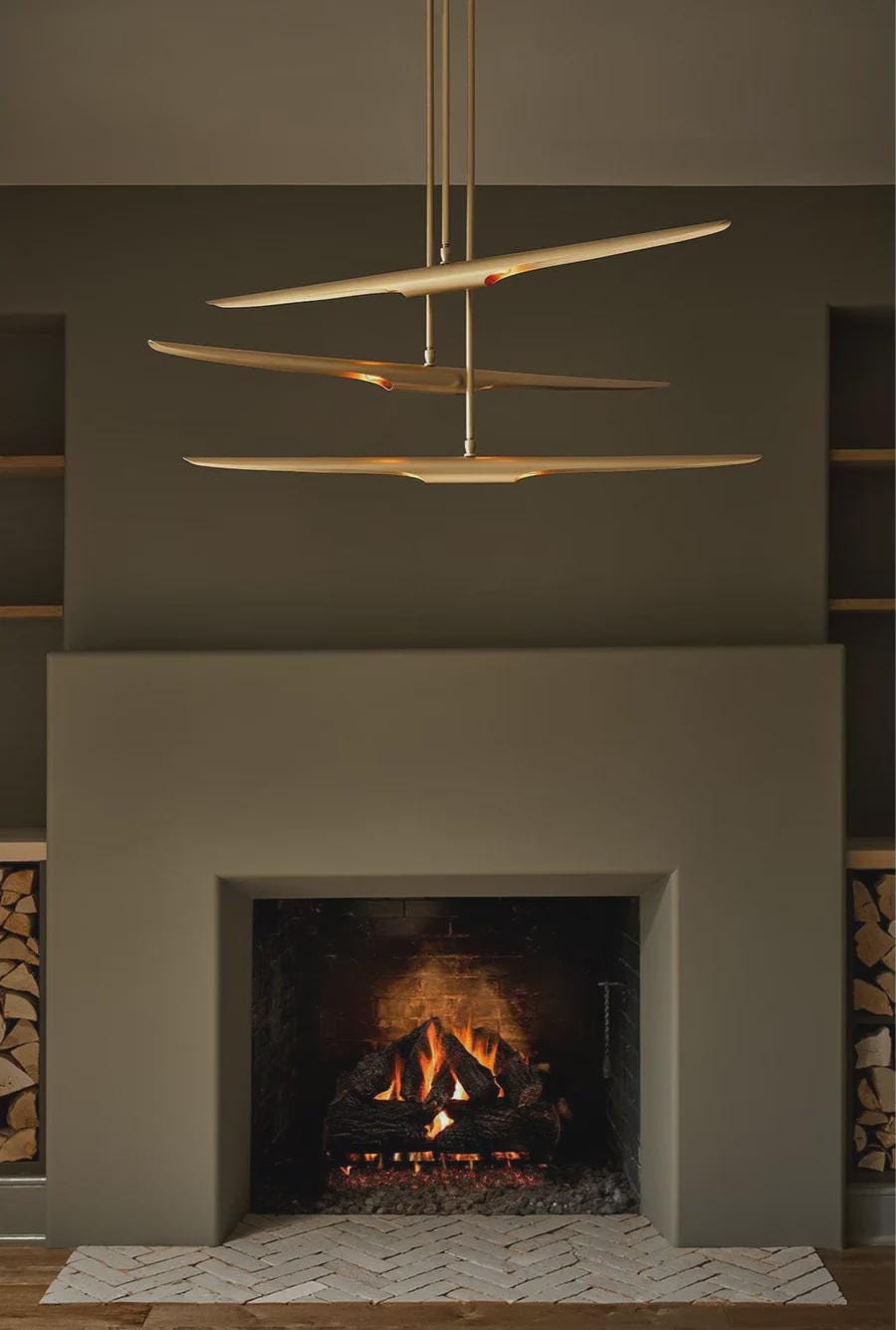 Mid Century Stilnovo Cone 3 Arm Light Shades Brass Sputnik Chandelier ...