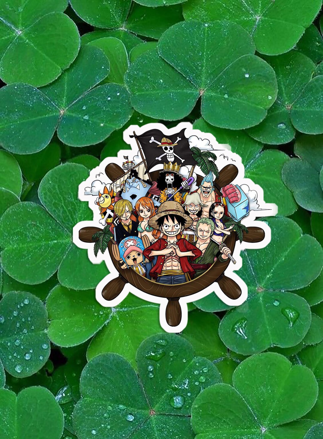 Straw Hat Pirates Stickers Cute OP Sticker Luffy Sticker - Etsy