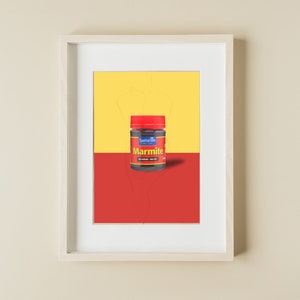Digital Print Marmite Marmite Print Kiwi Marmite NZ - Etsy
