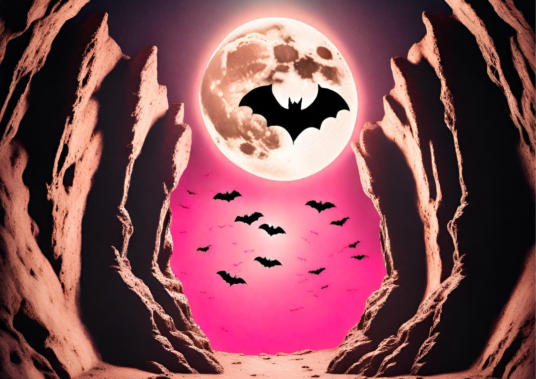 Bat Cave Landscape Poster - Etsy