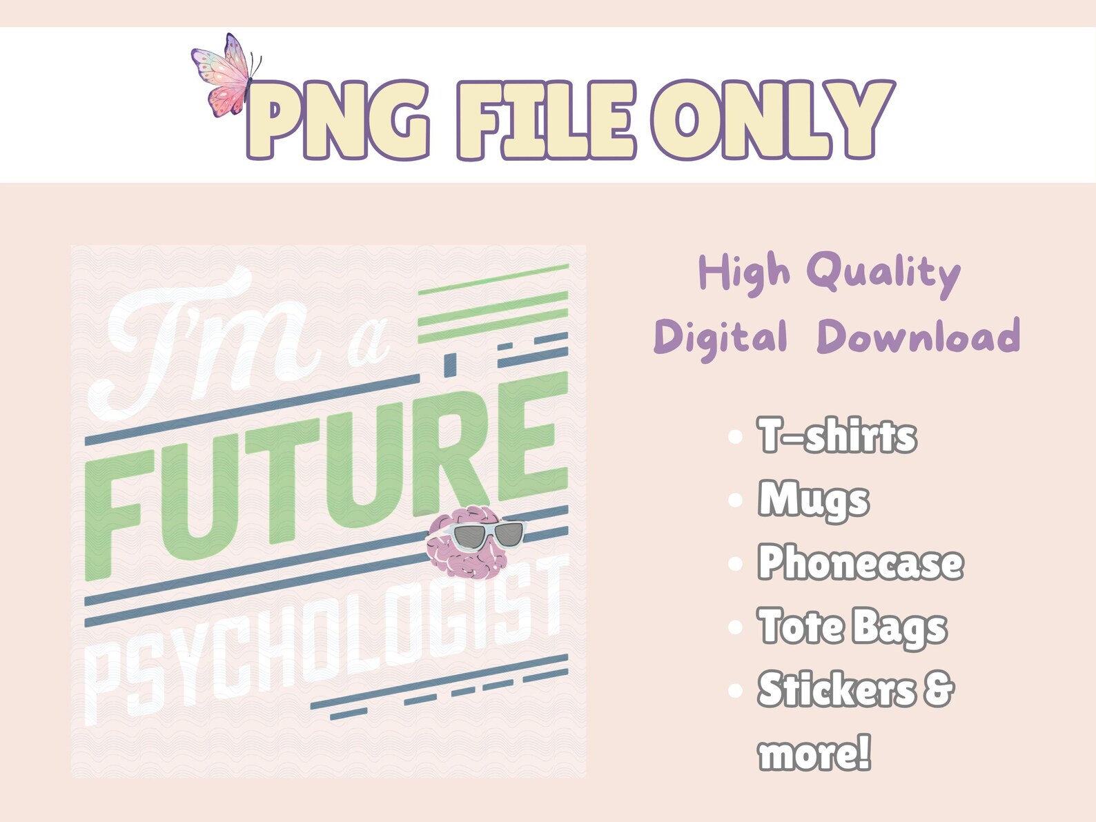 Future Psychologist PNG, Psychology Student Gift, Psychology Gifts ...