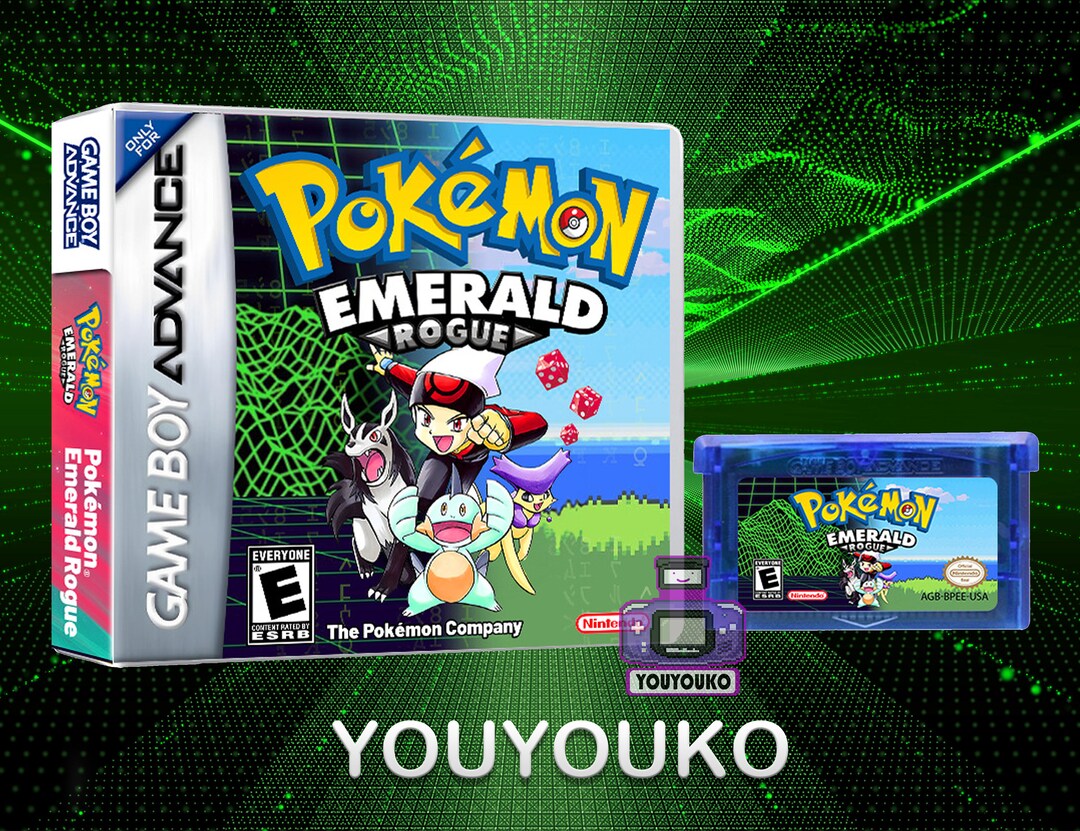 Pokemon Emerald Rogue Game Boy Advance Cartridge Game W/box - Etsy