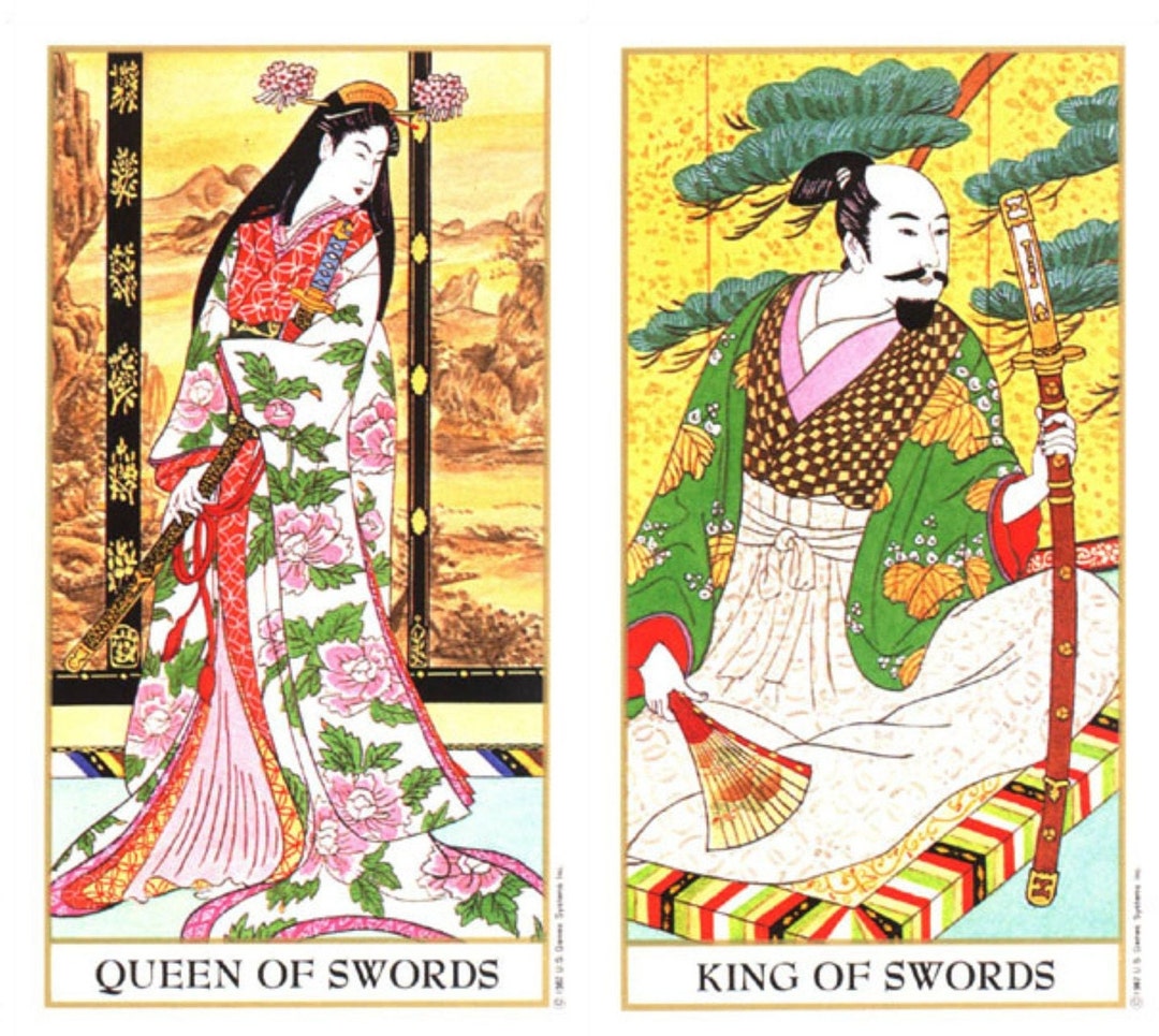 Japanese Tarot, Digital Tarot Deck - Etsy