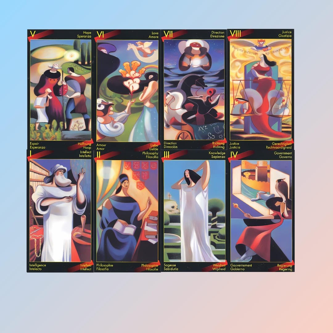 Dante Tarot, Printable Tarot Cards,tarot Deck, Digital File INSTANT ...
