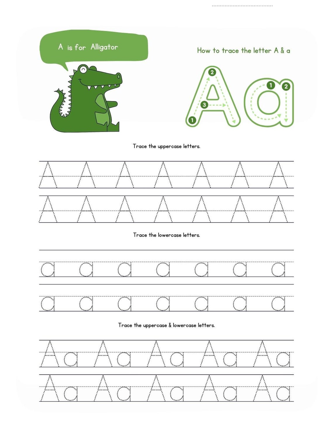 Printable Workbook, Tracing Letters, Kindergarten Practice Sheets ...