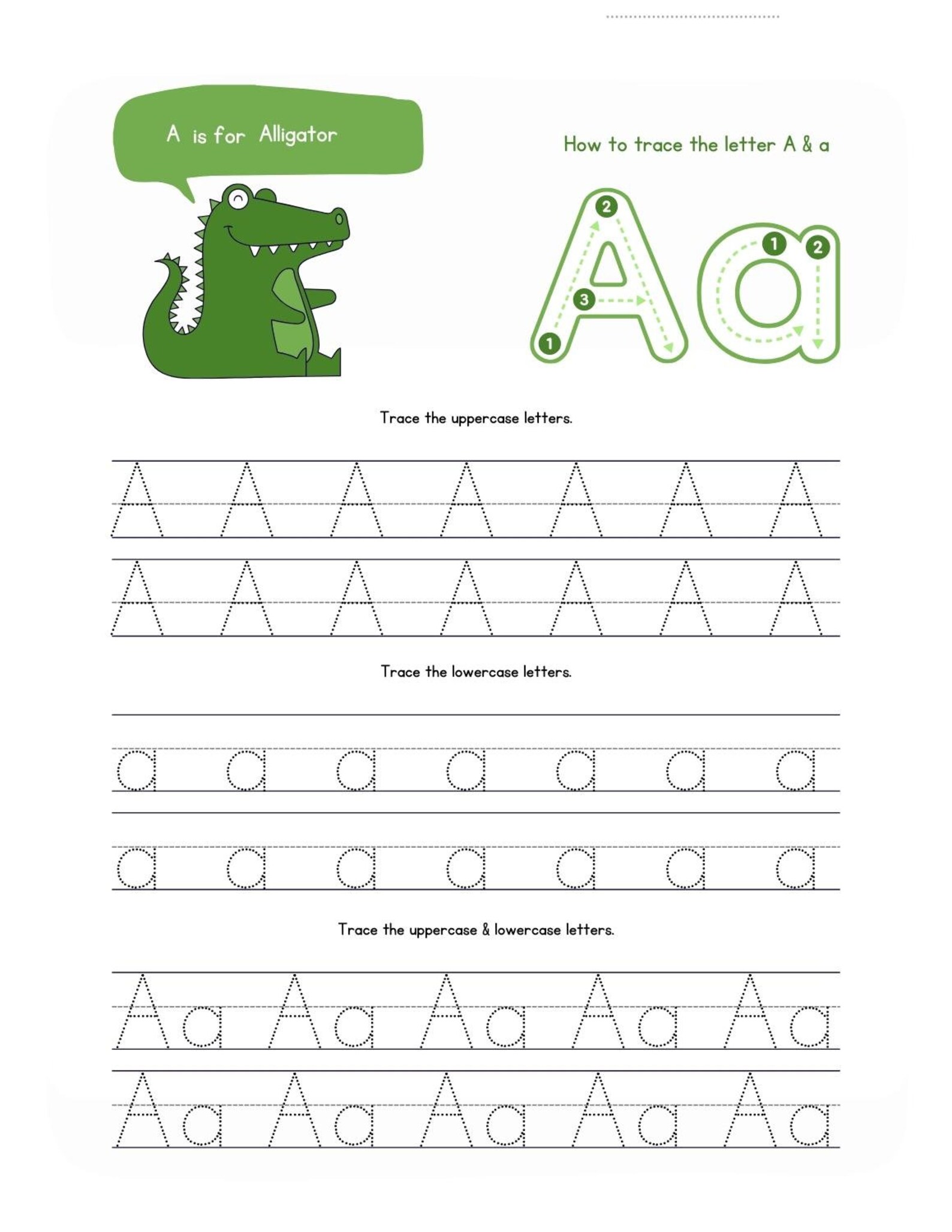 Printable Workbook, Tracing Letters, Kindergarten Practice Sheets, Letters A-Z Writing Practice ...
