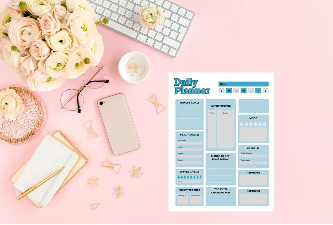 Printable Daily Schedule, ADHD Planner, Daily Task Sheet, Daily To-do ...