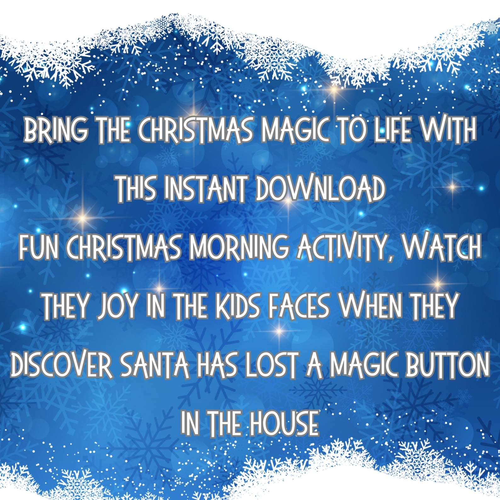 Santa's Lost Button Printable, Download Pdf, Christmas Activity for ...