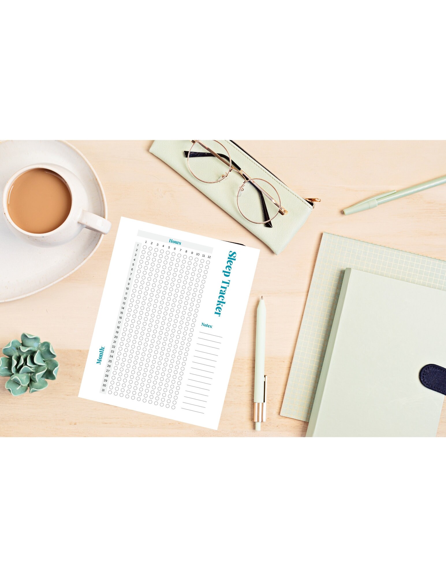 Sleep Tracker, Bubble Journal, Journal Page, Planner, Journaling - Etsy