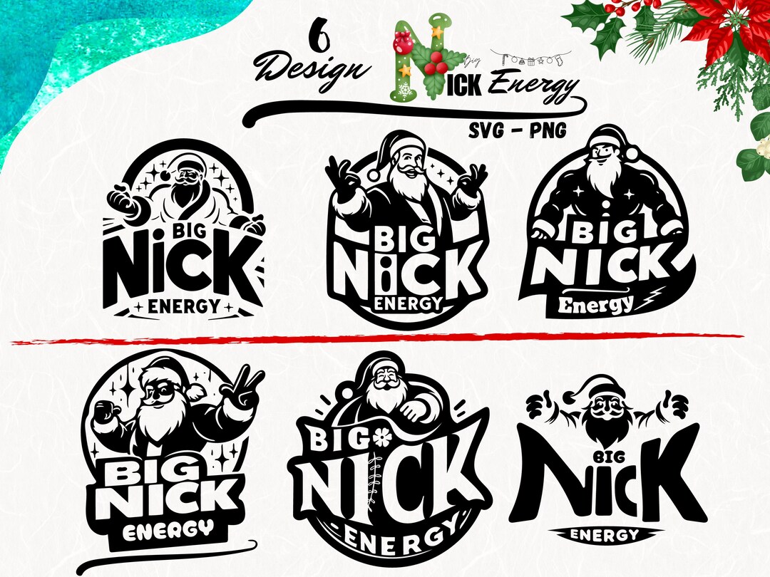 Big Nick Energy SVG Funny Christmas Svg Big Nick Energy - Etsy