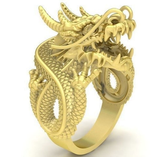 Dragon Ring - Etsy