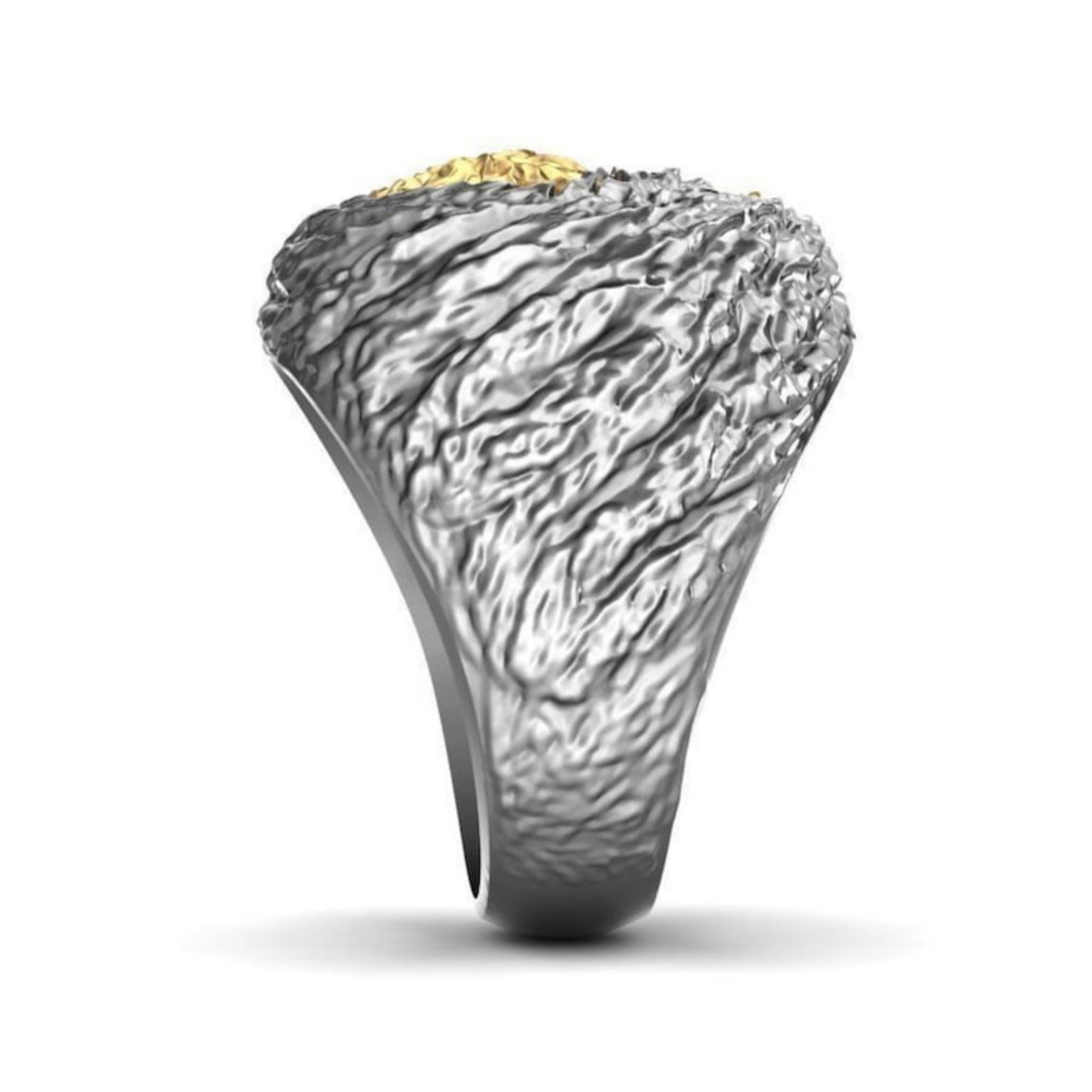 Sterling Silver Phoenix Signet Ring: Gold Fire Bird, Mythology Gift ...