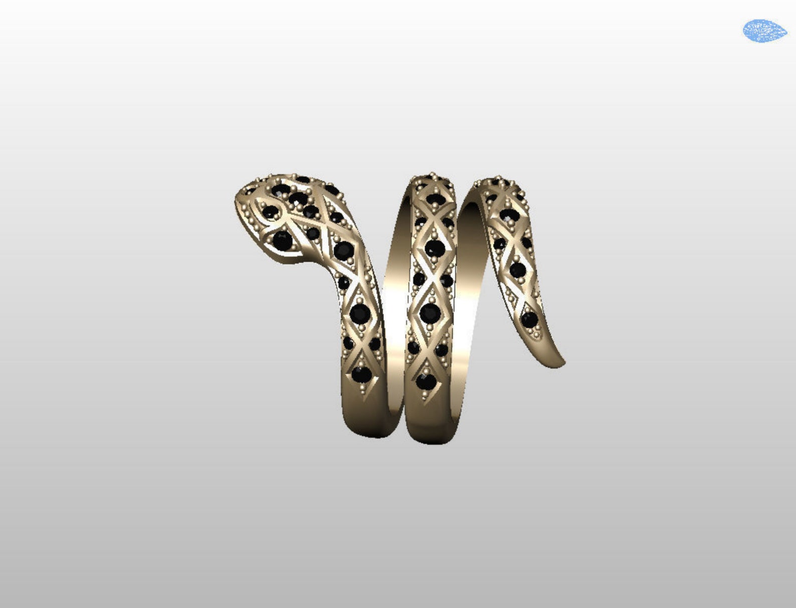 Black Onyx Snake Ring, 925 Sterling Silver Dainty Serpent Ring, Snake ...