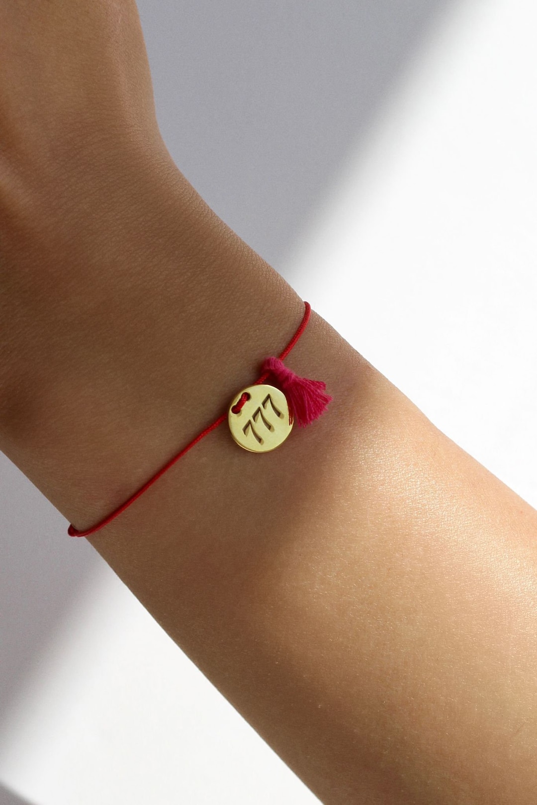 Red String Bracelet, Angel Number Bracelet, Lucky Bracelet ...