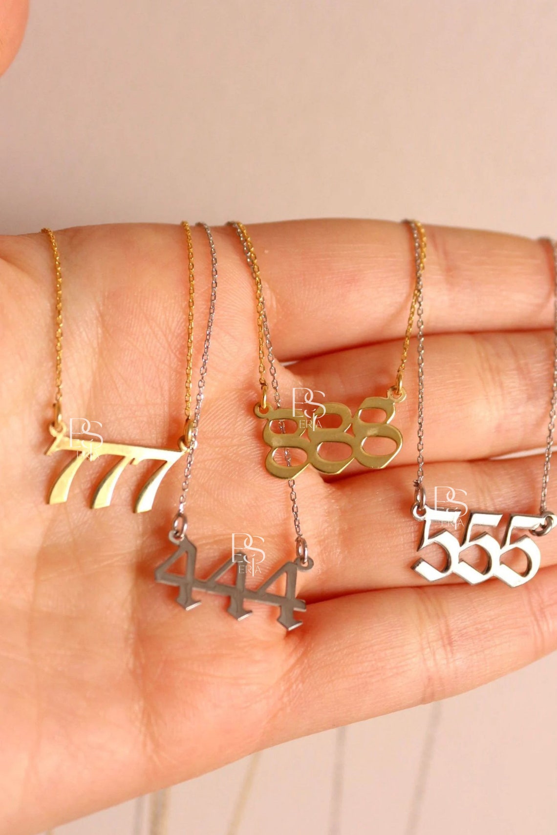 Angel Number Necklace, Lucky Number Necklace, Angel Number Necklace ...
