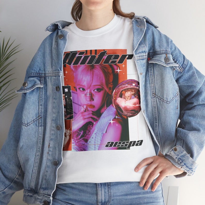 Winter Aespa, Kpop Vintage Style Graphic T-shirt - Etsy