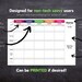 Australian Teacher Digital Weekly Planner Microsoft Word Printable ...