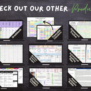 Teacher Homework and Assignment Tracker Digital Spreadsheet Editable ...