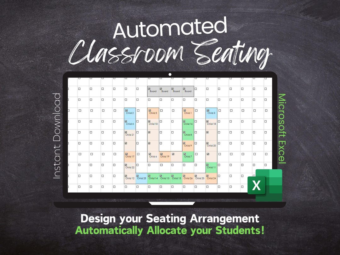 Automated Classroom Seating Plan Tool - Customizable Seating Chart ...