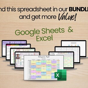 Teacher Homework and Assignment Tracker Digital Spreadsheet Editable ...