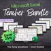 Microsoft Excel Back to School Bundle - Teacher Organization 2025 - Etsy