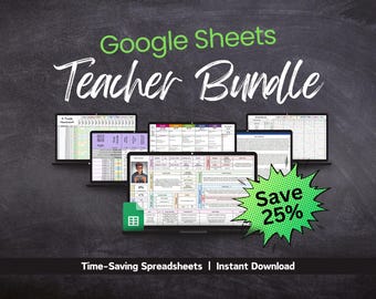 Microsoft Excel Back to School Bundle - Teacher Organization 2025 - Etsy