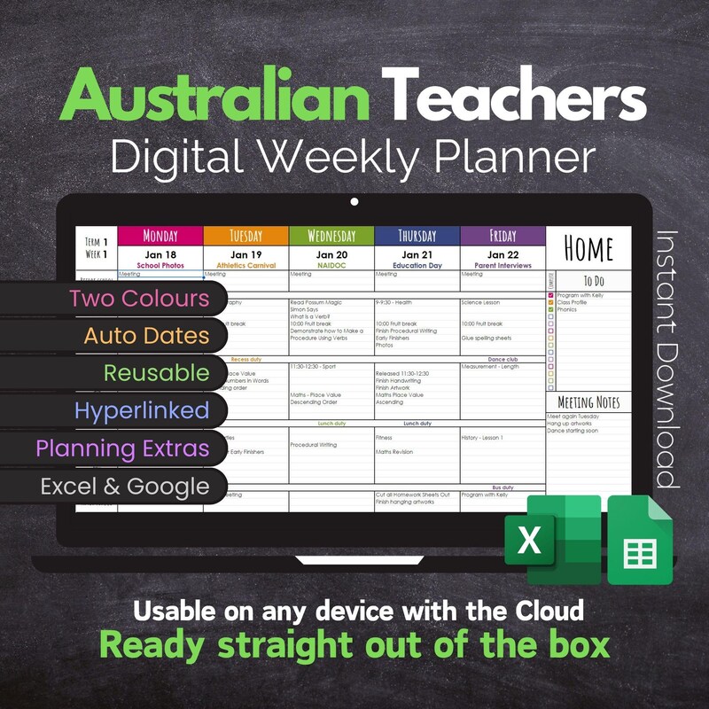 Art Teacher Planner - Etsy