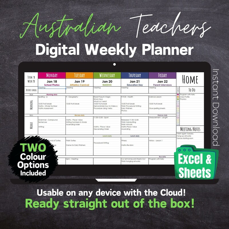 Art Teacher Planner - Etsy