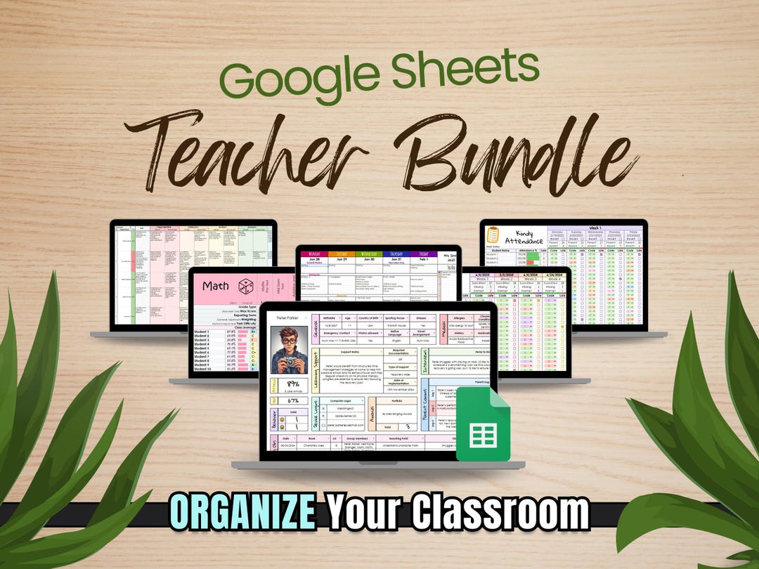 Google Sheets Back to School Bundle - Teacher Organization 2026 - Etsy