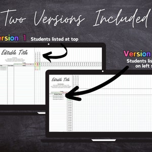 Teacher Homework and Assignment Tracker Spreadsheet Customizable ...
