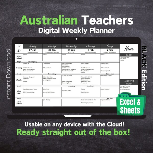 Teacher Diary - Etsy