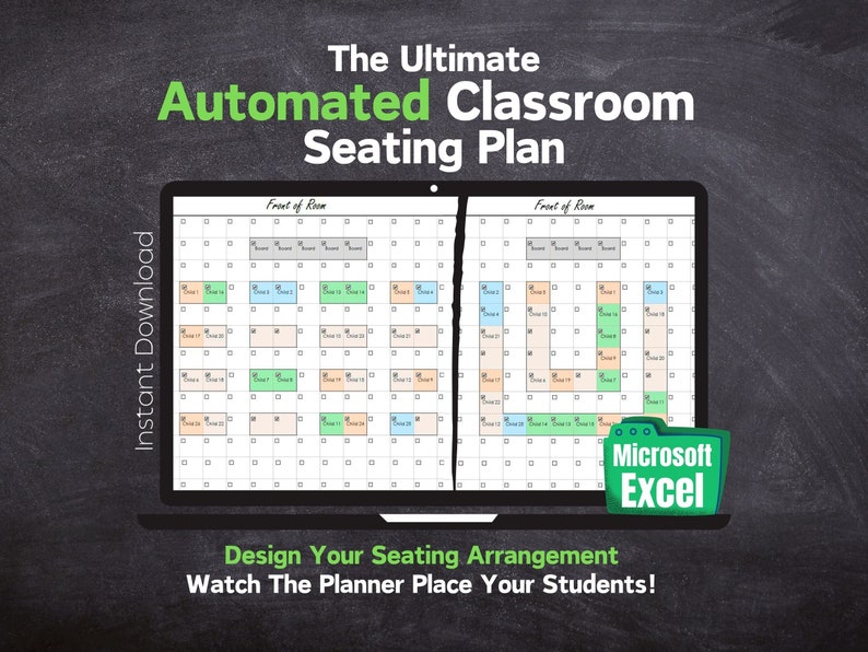 Automated Classroom Seating Plan Tool Customizable Seating Chart ...